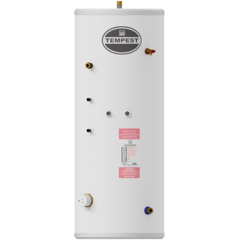 Telford Tempest 150L Ind Heat Pump Cylinder C/W 50 Ltr Buffer (Slimline ...