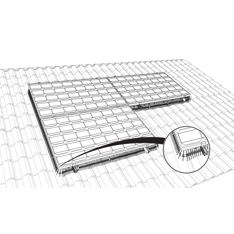 Birdblocker BB125 - H=125Mm (60 X 0.5M Pre-Clipped) | CCL Components