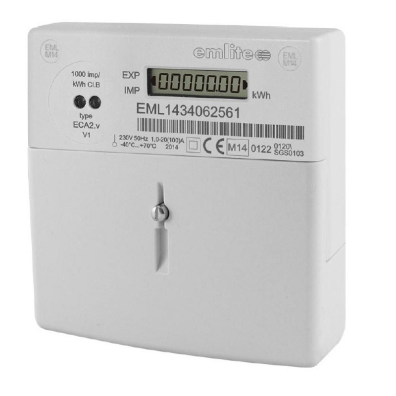 Emlite 1 Phase Bi-Directional Meter 100A | CCL Components