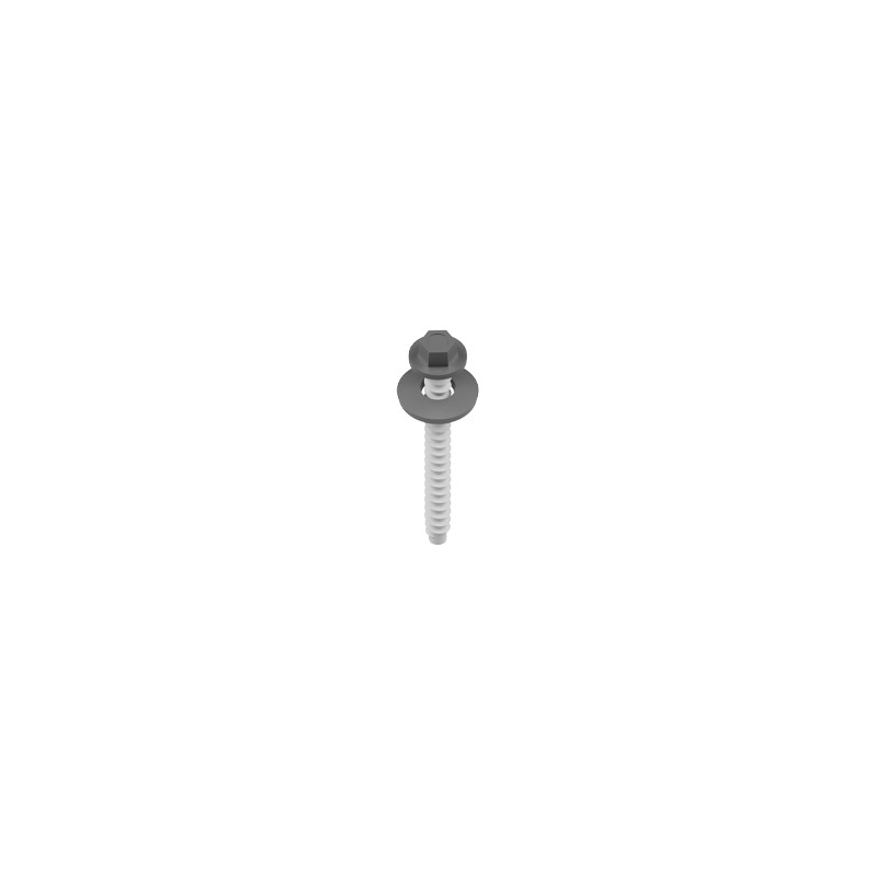 GSE In-Roof Screw 6.5Mm X 60Mm - EPDM - A2 - Black | CCL Components